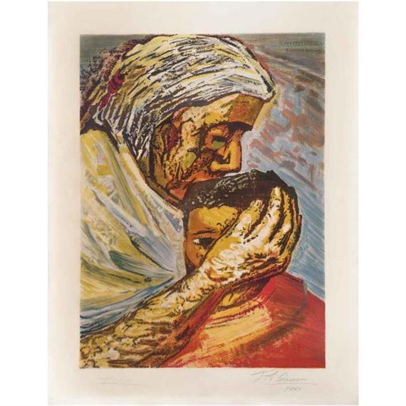 David Alfaro Siqueiros | Madre mexicana, de la carpeta Mexican Suite ...