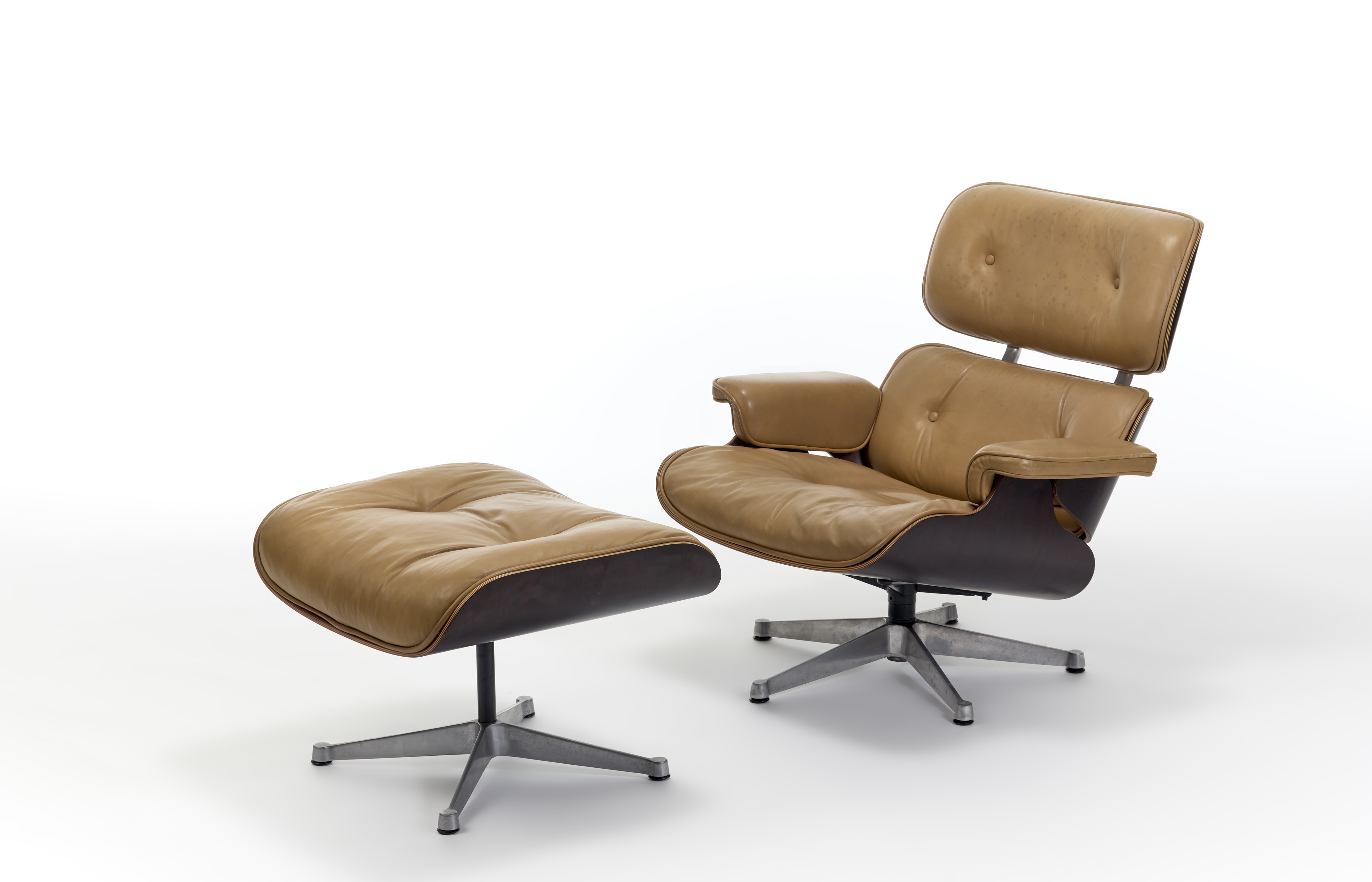 Ray Eames | Armchair with footstool model (1970s - 1980s) | MutualArt