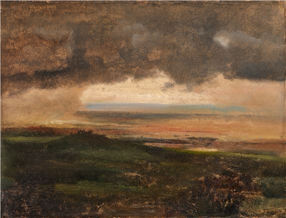 Jean Baptiste Camille Corot | View of Monte Cavo, outside of Rome ...