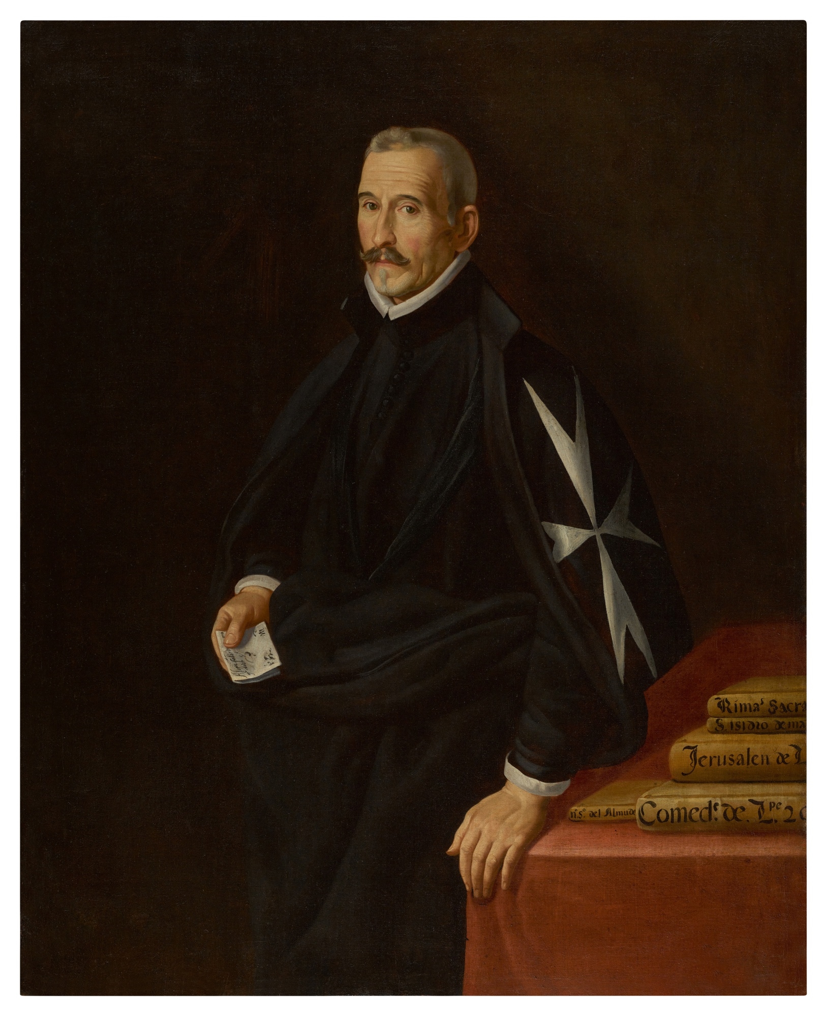 Juan León | Portrait of Félix Lope de Vega y Carpio (-1635) | MutualArt