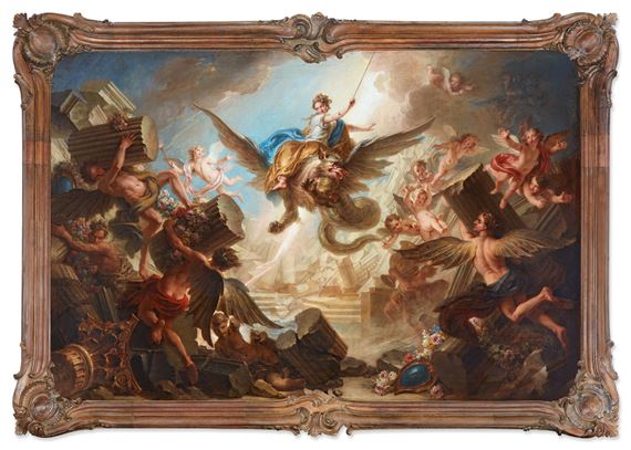 Charles-Antoine Coypel | The Destruction of the Palace of Armide (1737 ...