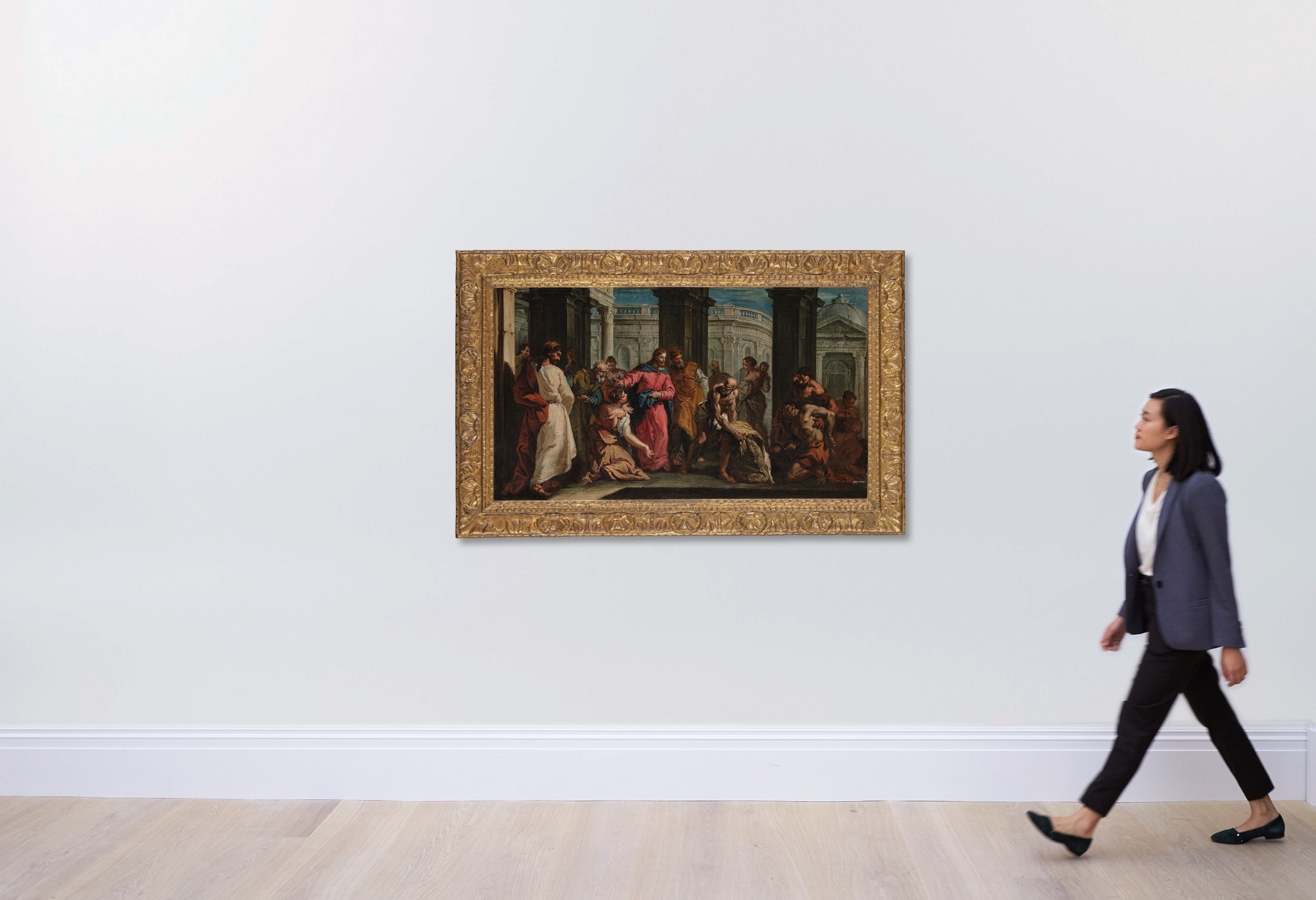 Sebastiano Ricci | Christ healing the paralytic man at the pool of ...