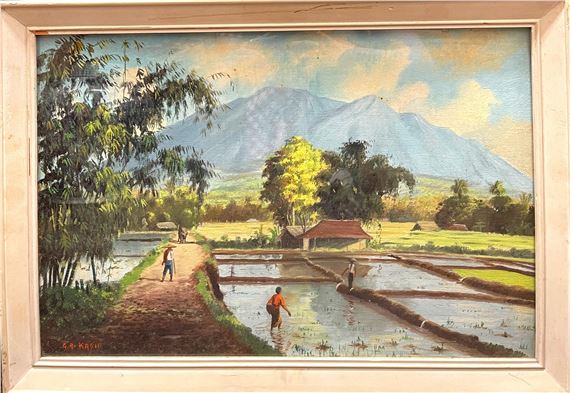 G. A. Kadir | View of the Rice Paddies (20th Century) | MutualArt
