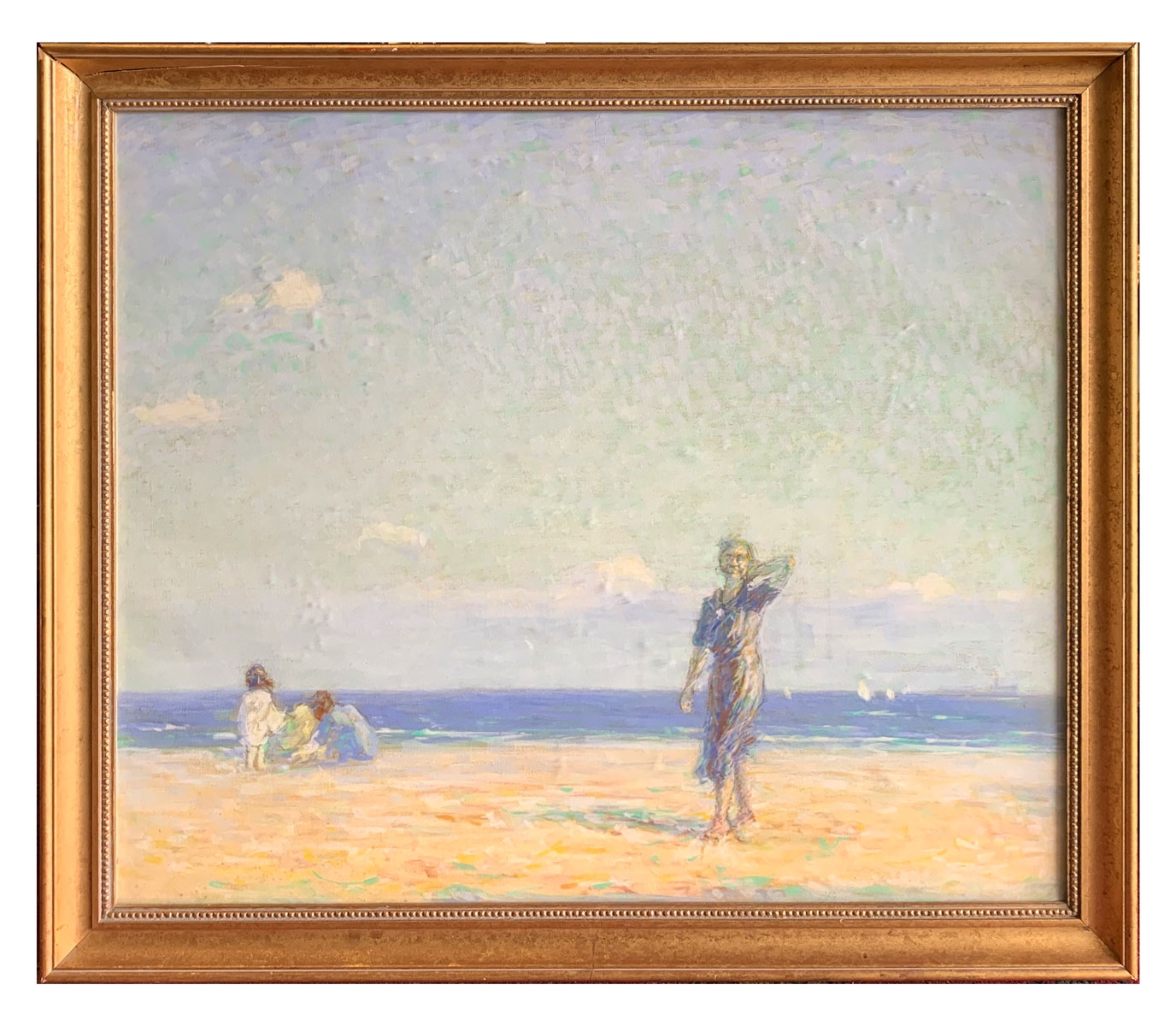 Francesco J. Spicuzza | Scene at the Beach with Children Playing and ...