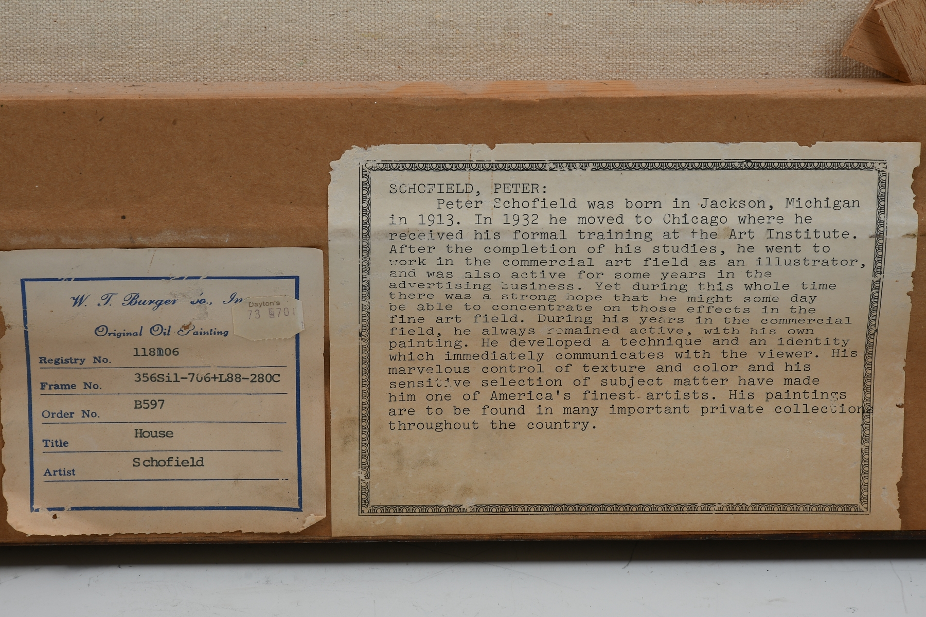 Peter Schofield | Impressionist Landscape with Homestead (1913) | MutualArt