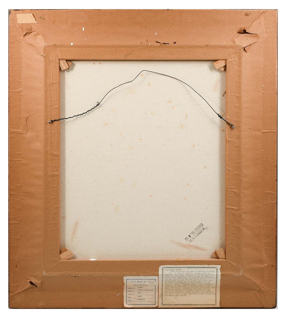 Peter Schofield | Impressionist Landscape with Homestead (1913) | MutualArt