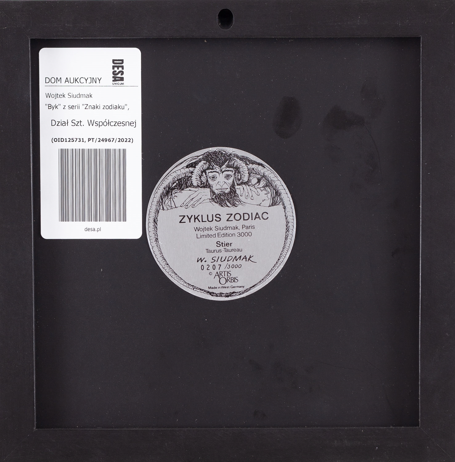 Wojtek Siudmak | Taurus | MutualArt