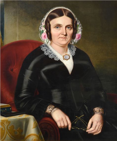 George Clint | PORTRAIT OF LADY SUFFIELD (1836) | MutualArt