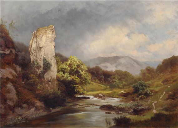 Edward Henry Holder | The Ilam Rock (1894) | MutualArt