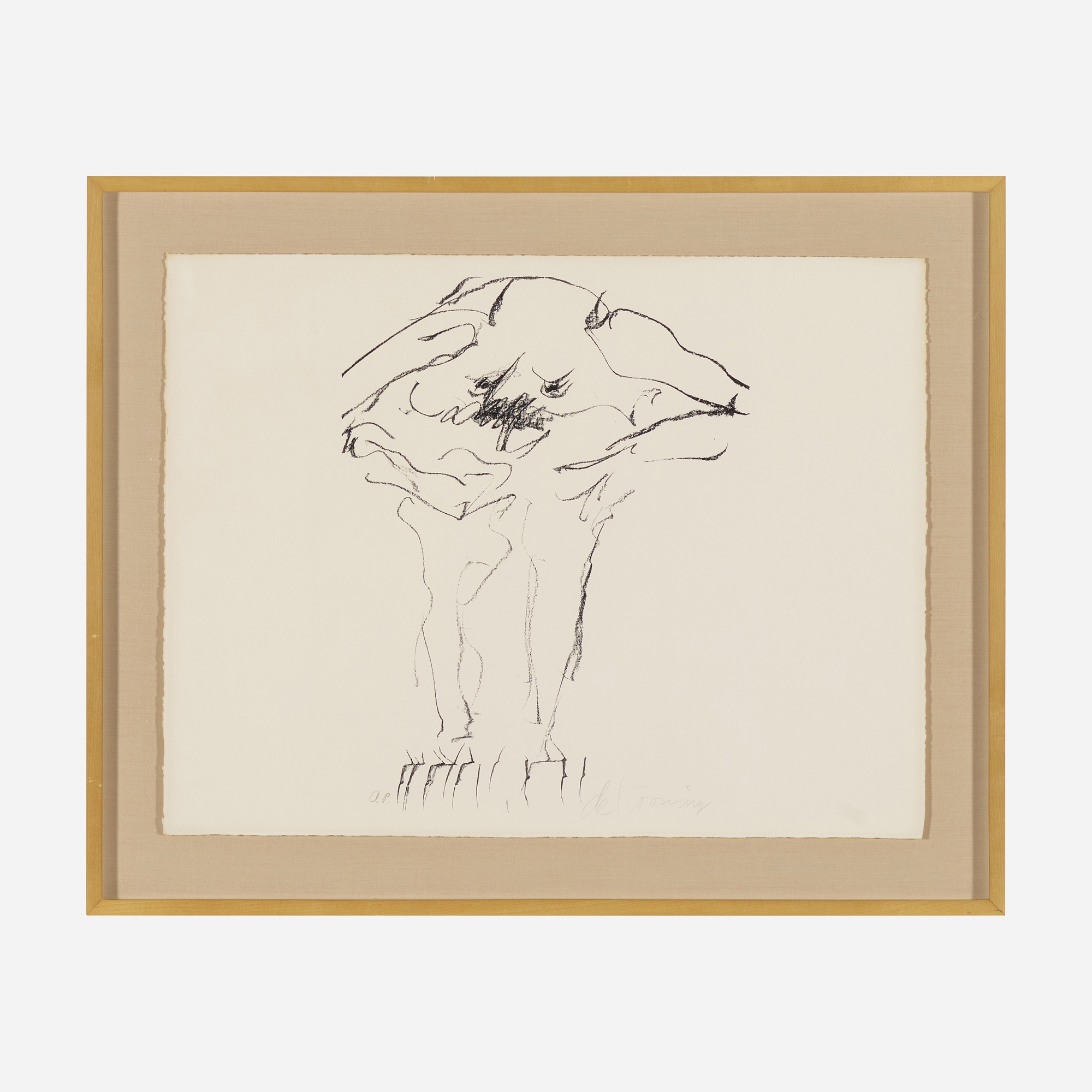 Willem de Kooning | Clam Digger (1966) | MutualArt