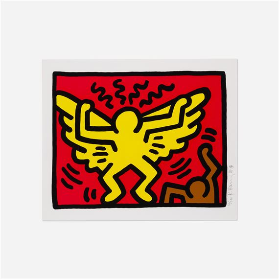 Keith Haring | Pop Shop III: One Plate (Littmann p. 145) (1989) | MutualArt