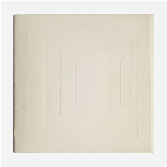 Josef Albers | White Line Squares sample portfolio (1966) | MutualArt