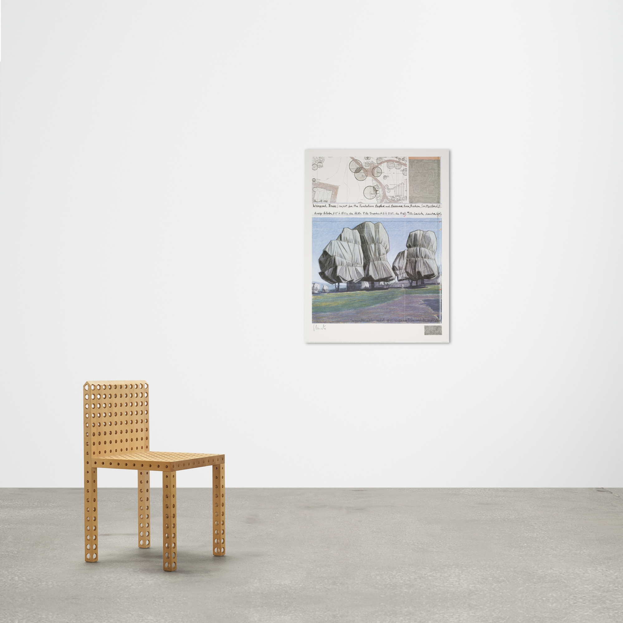 Christo | Wrapped Trees II (1998) | MutualArt