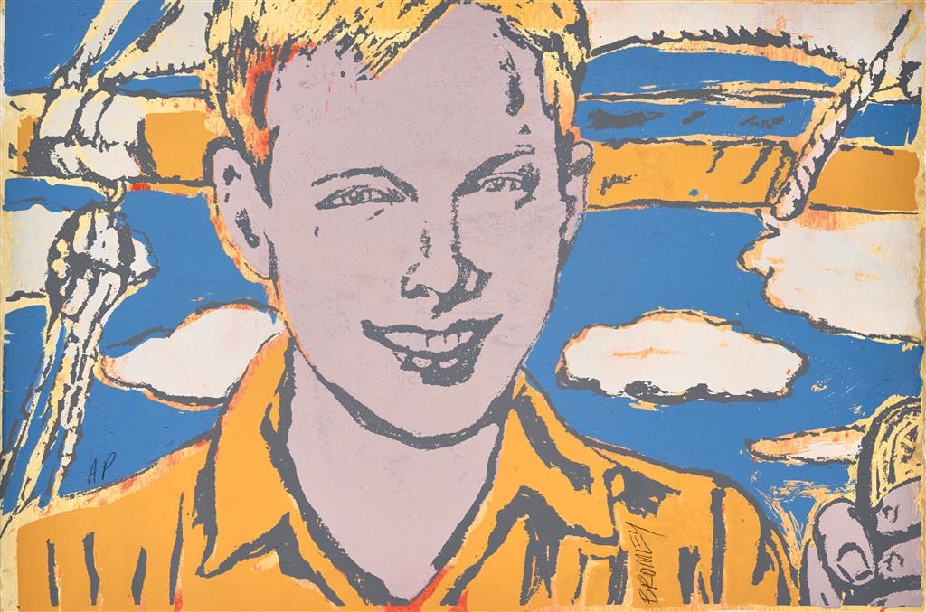 David Bromley | Boy Smiling on a Boat | MutualArt