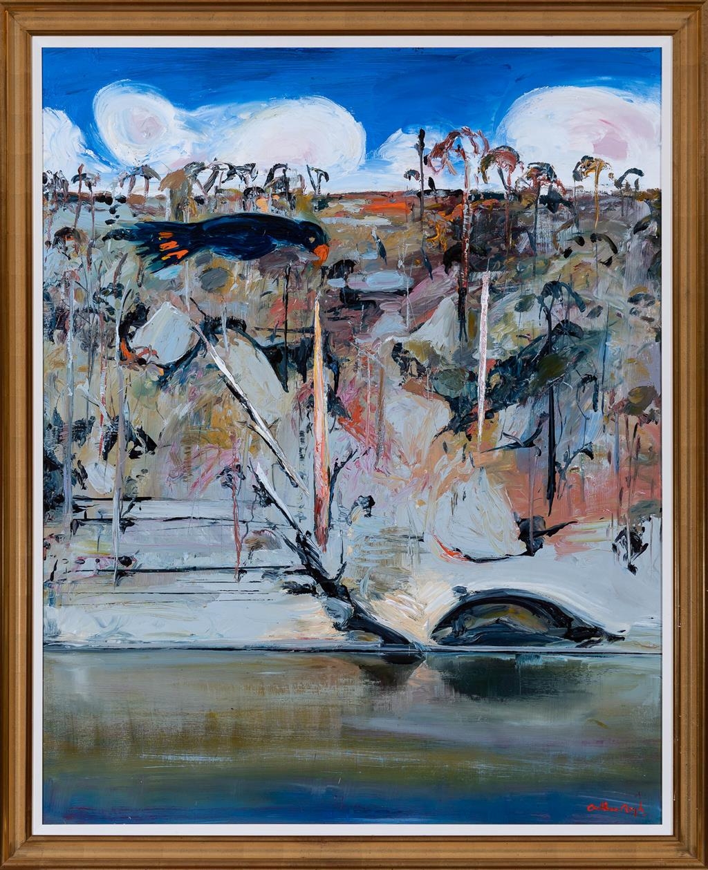 Arthur Boyd | Bird at Shoalhaven 1988 (1988) | MutualArt