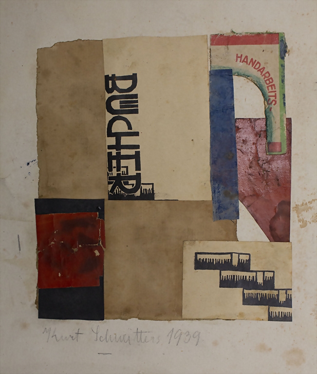 Kurt Schwitters | Collage (1939) | MutualArt