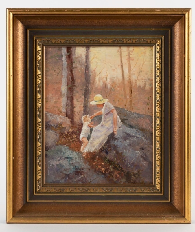 Dale Marsh | UNTITLED MOTHER AND CHILD IN LANDSCAPE | MutualArt