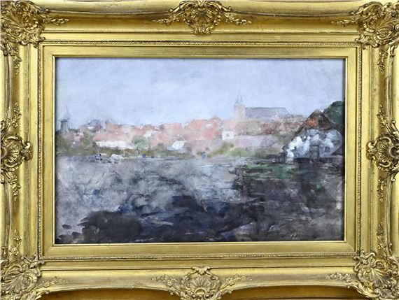 Jan Voerman I | Zonnig dorpsgezicht | MutualArt