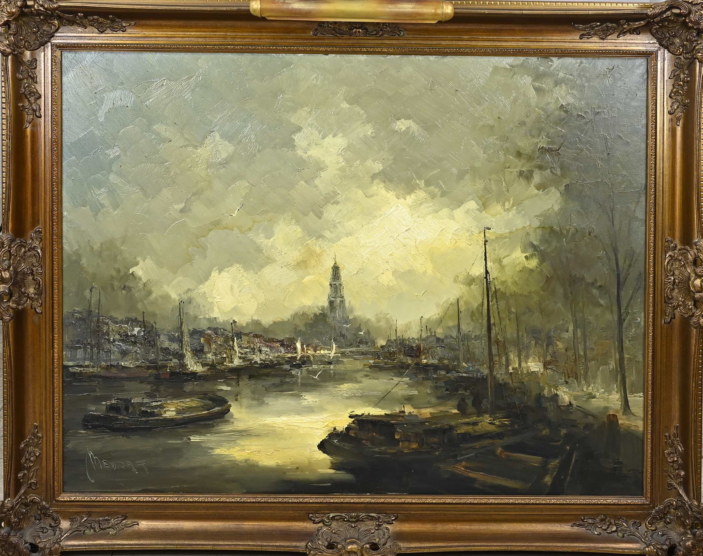 Jan Bévort | Amsterdams havengezicht | MutualArt