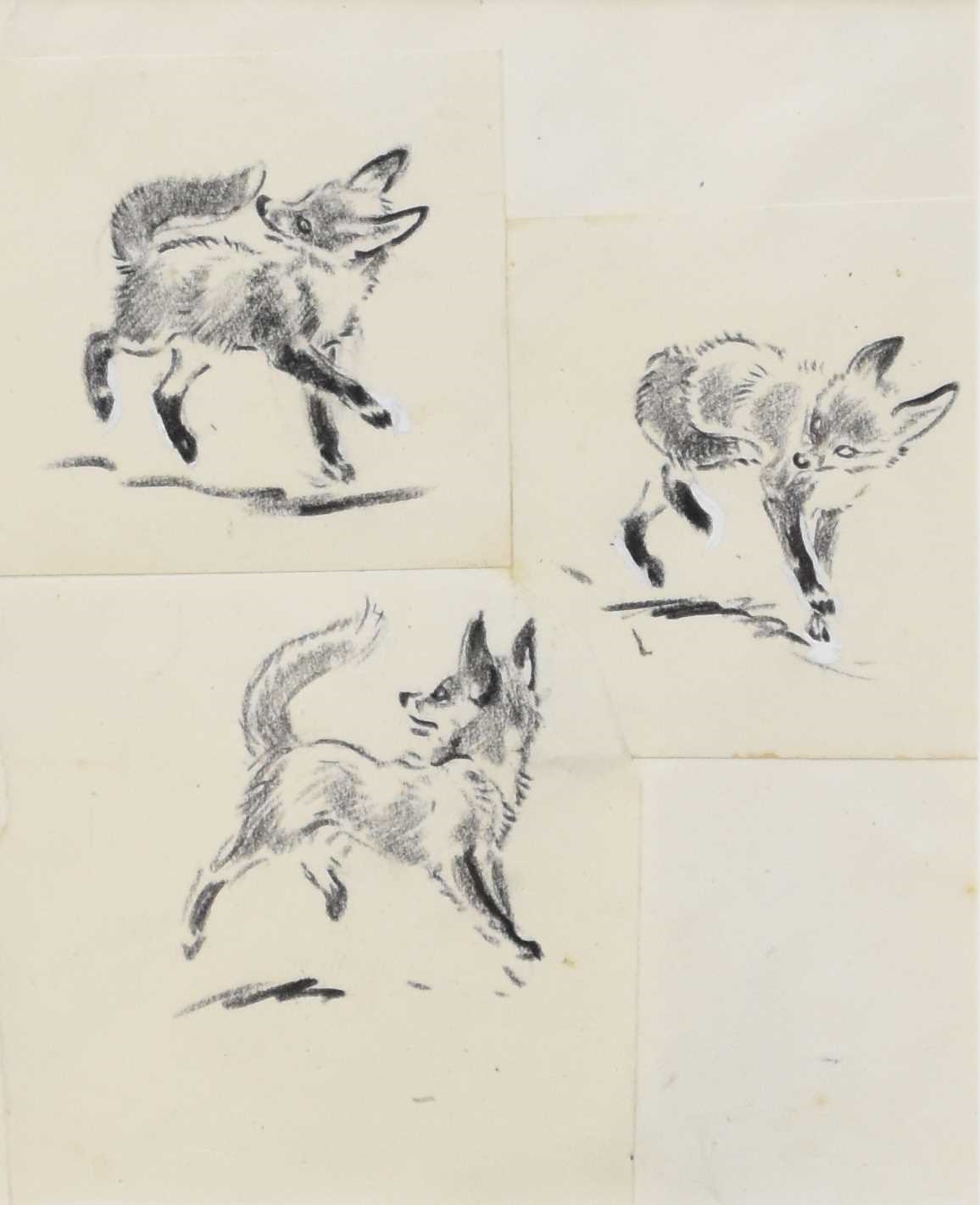 Eileen Alice Soper | Two Fox cub Studies | MutualArt