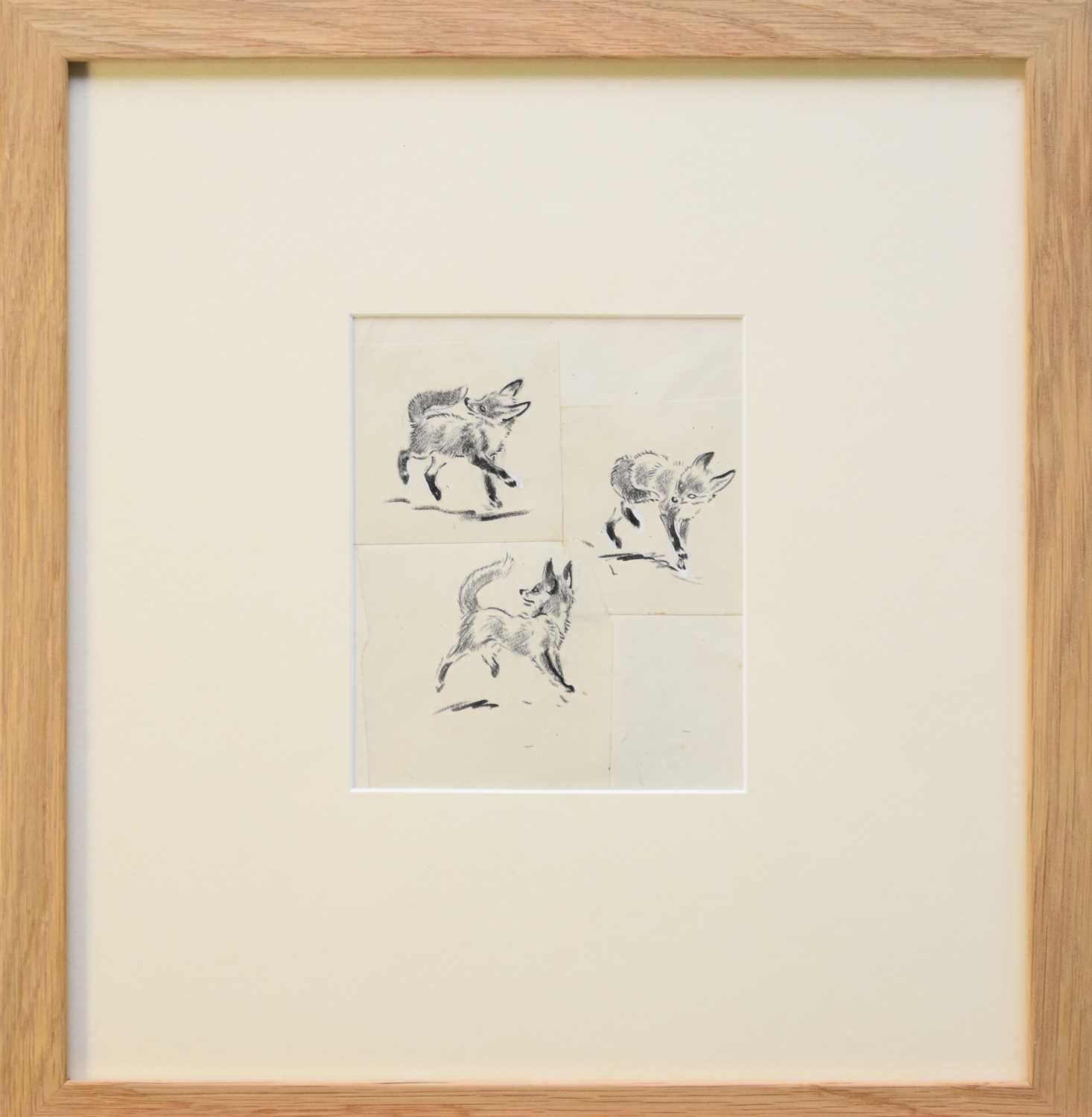 Eileen Alice Soper | Two Fox cub Studies | MutualArt