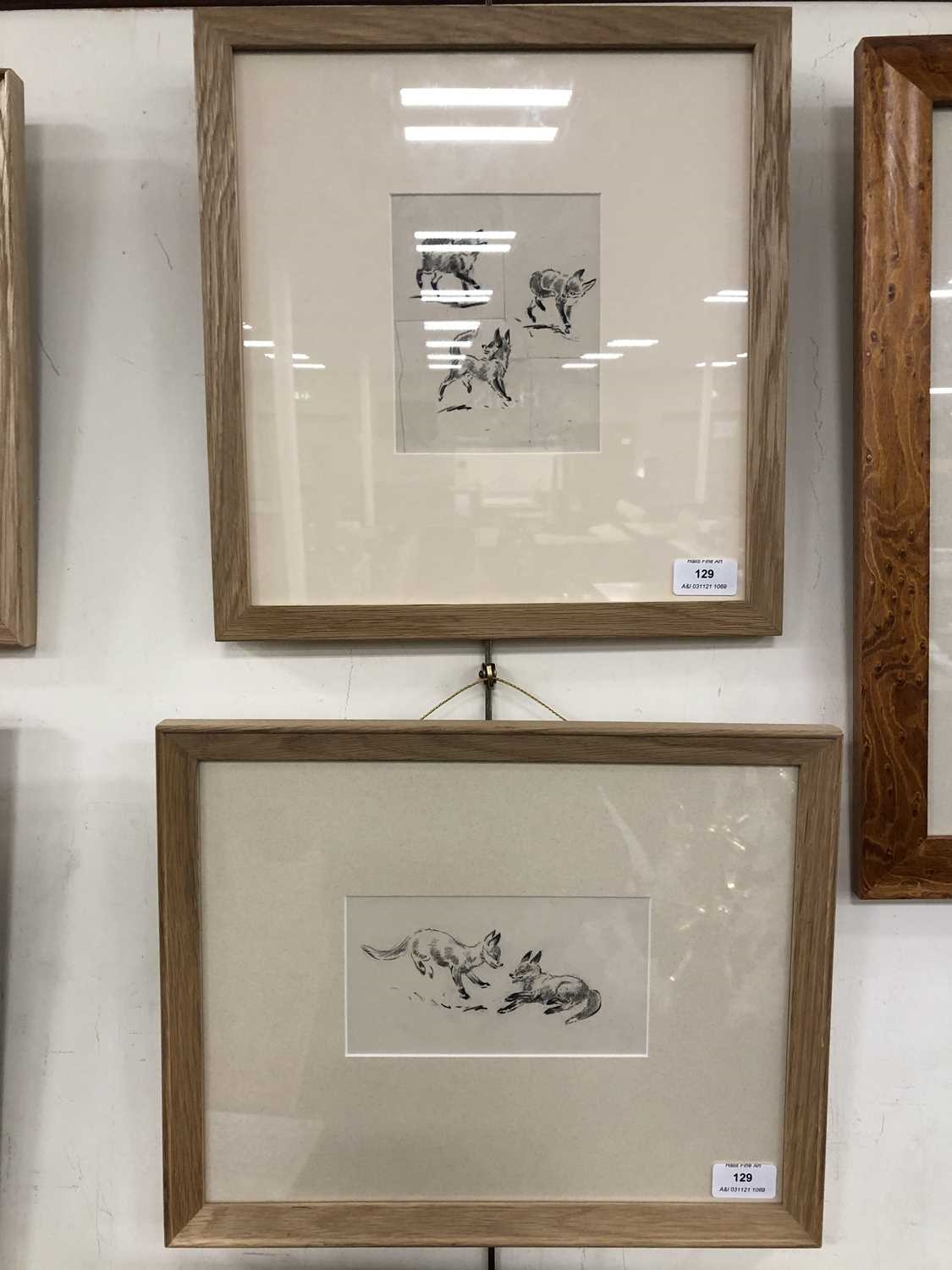 Eileen Alice Soper | Two Fox cub Studies | MutualArt