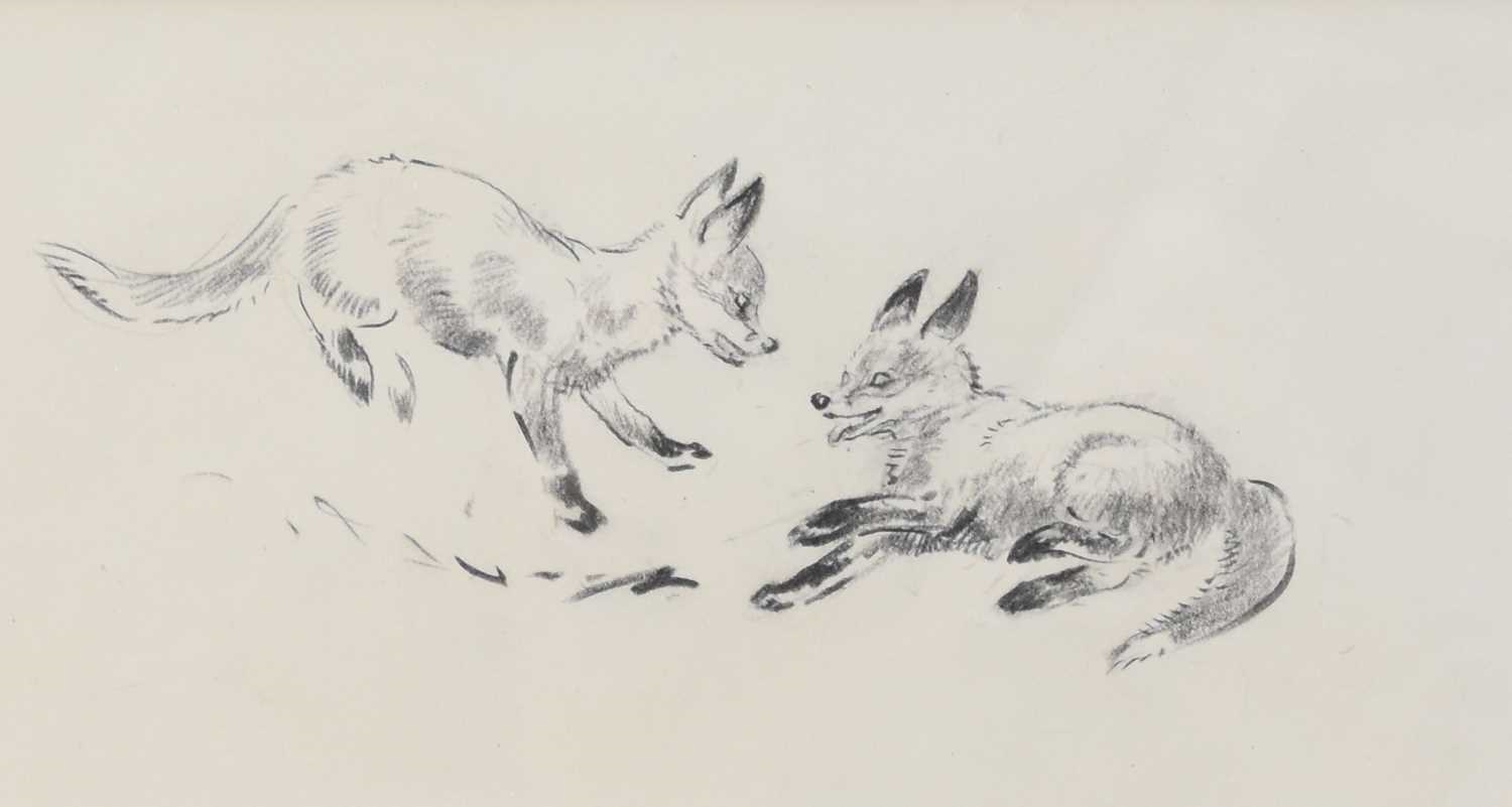 Eileen Alice Soper | Two Fox cub Studies | MutualArt