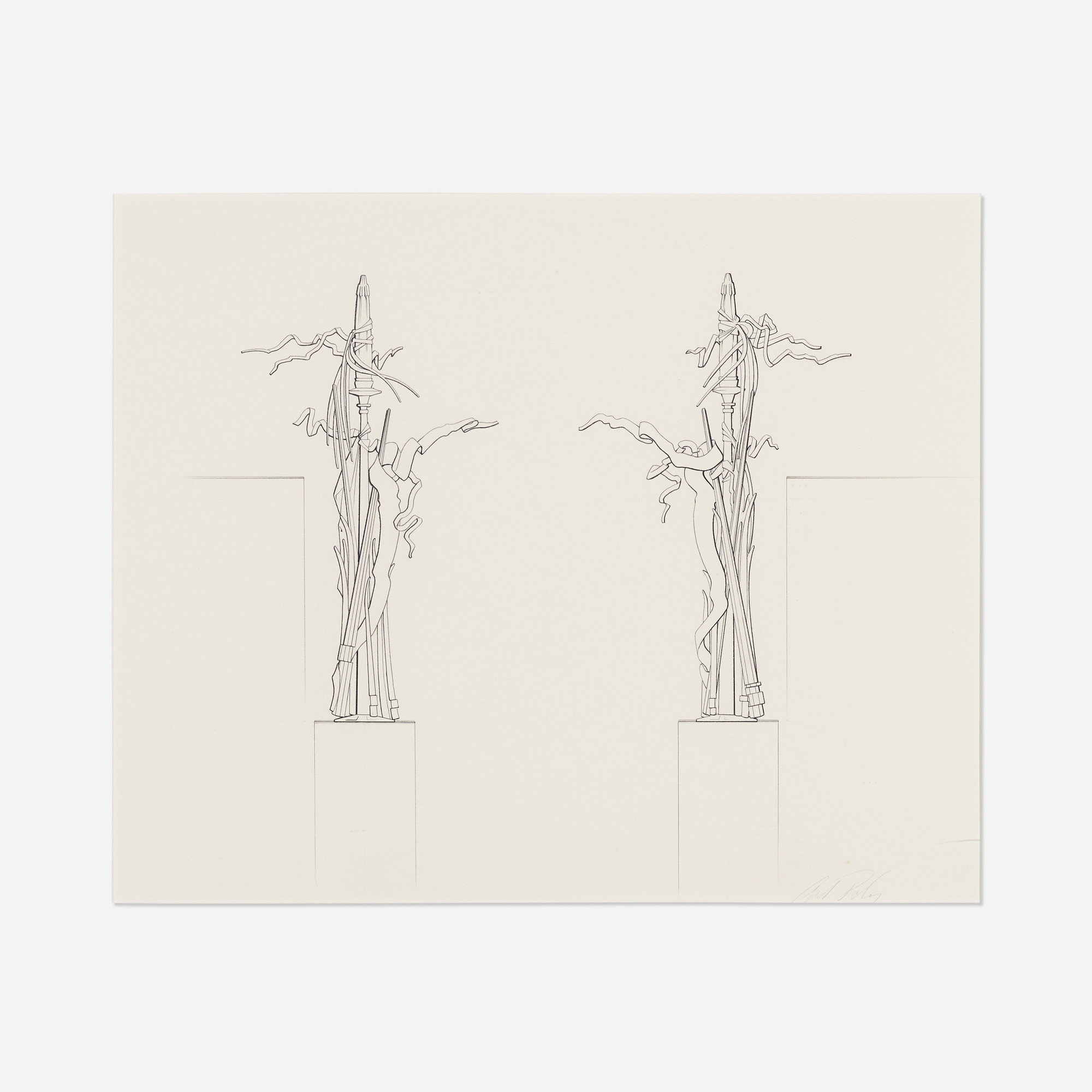 Albert Paley | Proposal for a Sculpture for the Wortham Center for the ...