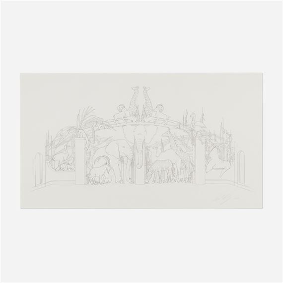 Albert Paley | Proposal for the Central Park Zoo Gate (1983) | MutualArt