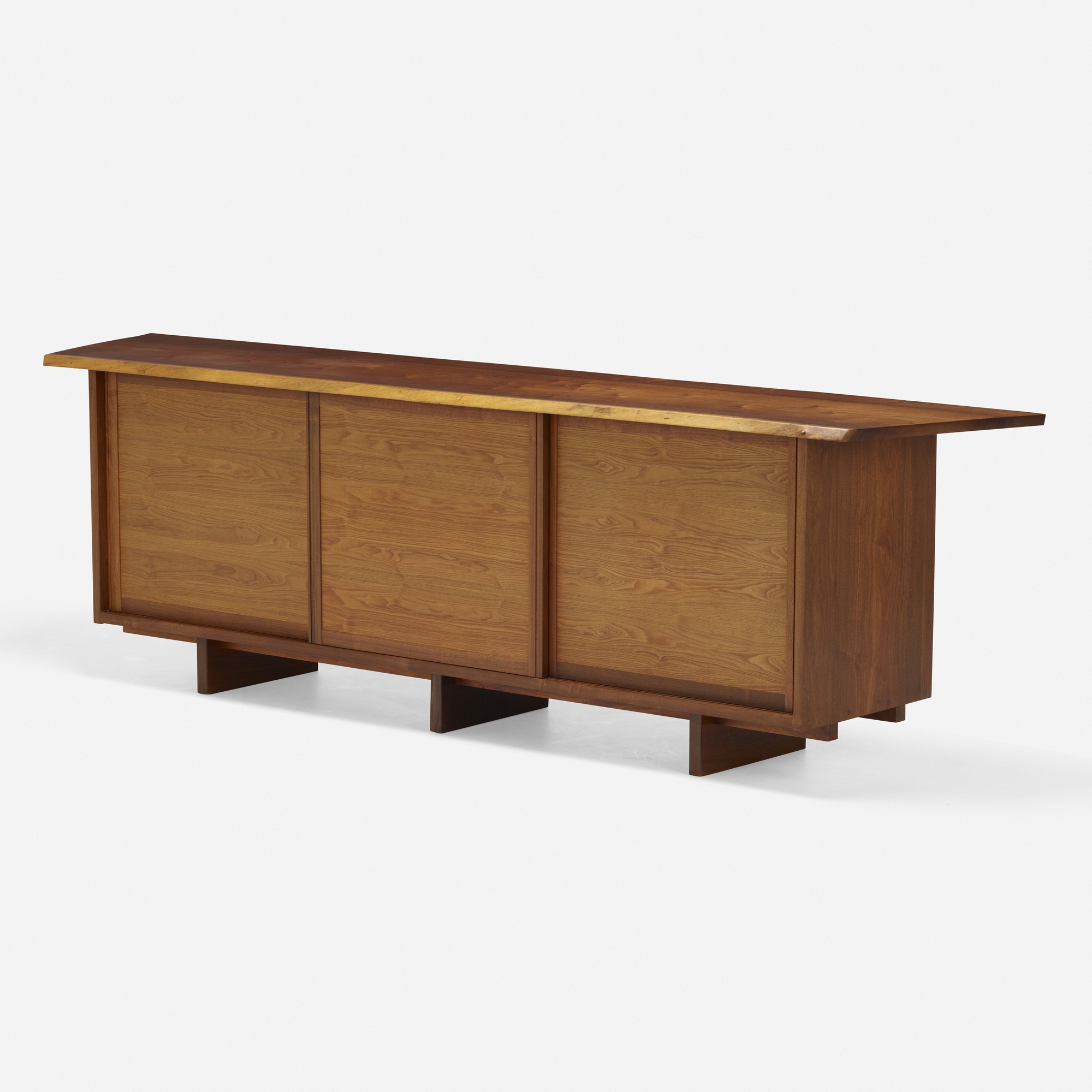 George Nakashima | Triple Sliding Door cabinet (1984) | MutualArt