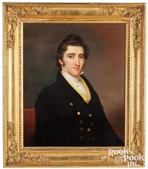 Jacob Eichholtz | Jacob Eichholtz pair of oil on canvas portraits (1776 ...