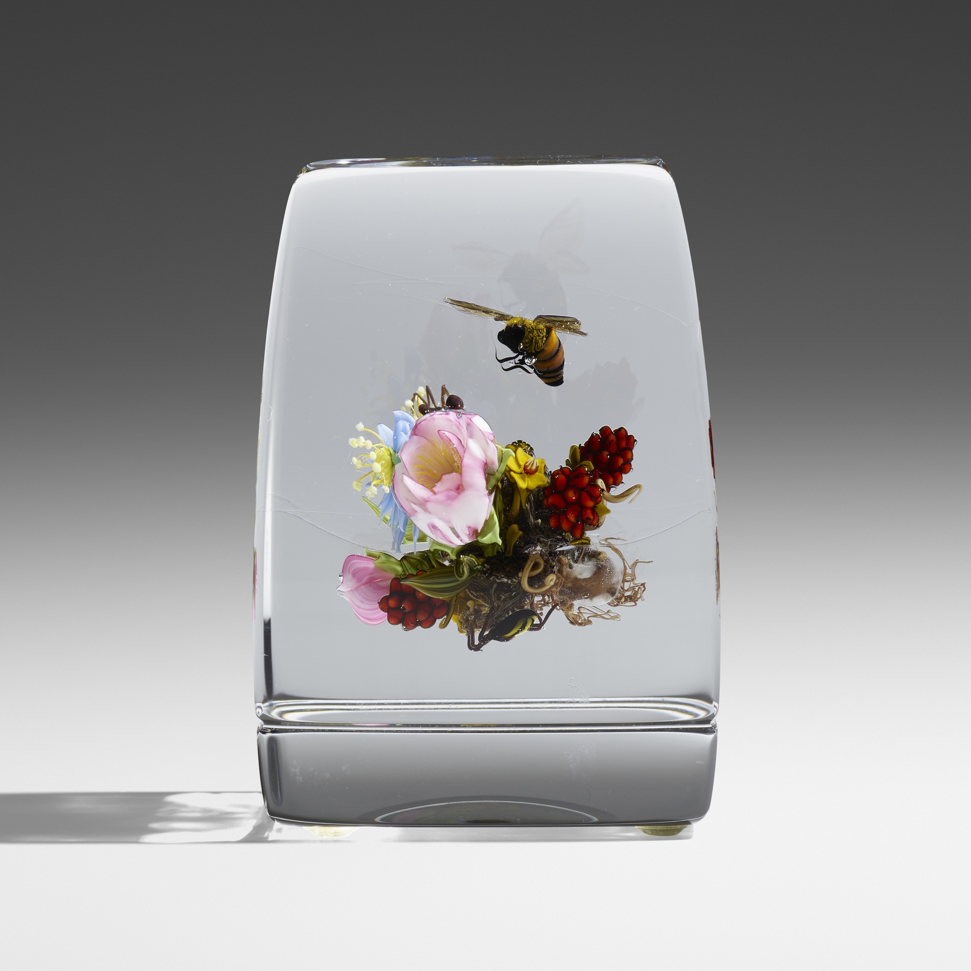 Paul Stankard | Botanical paperweight (1997) | MutualArt