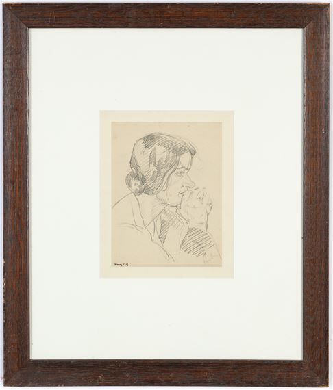 John Jon-And | Kvinna i profil (1913) | MutualArt