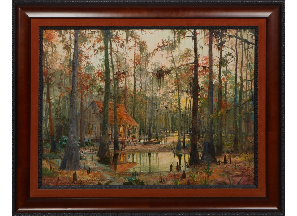 Robert Malcolm Rucker | Cabin in the Swampy Woods (20) | MutualArt