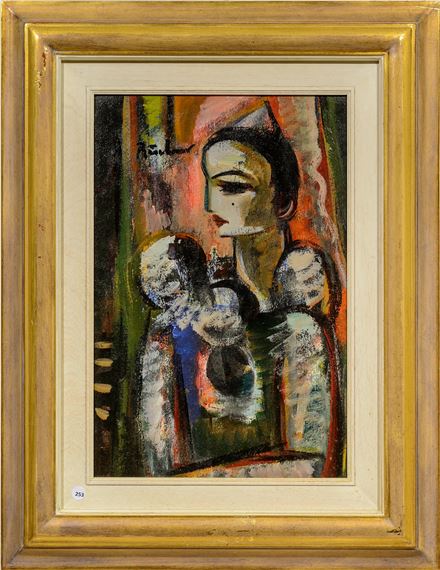 Carl Adolph Büchner | Clown (1921) | MutualArt