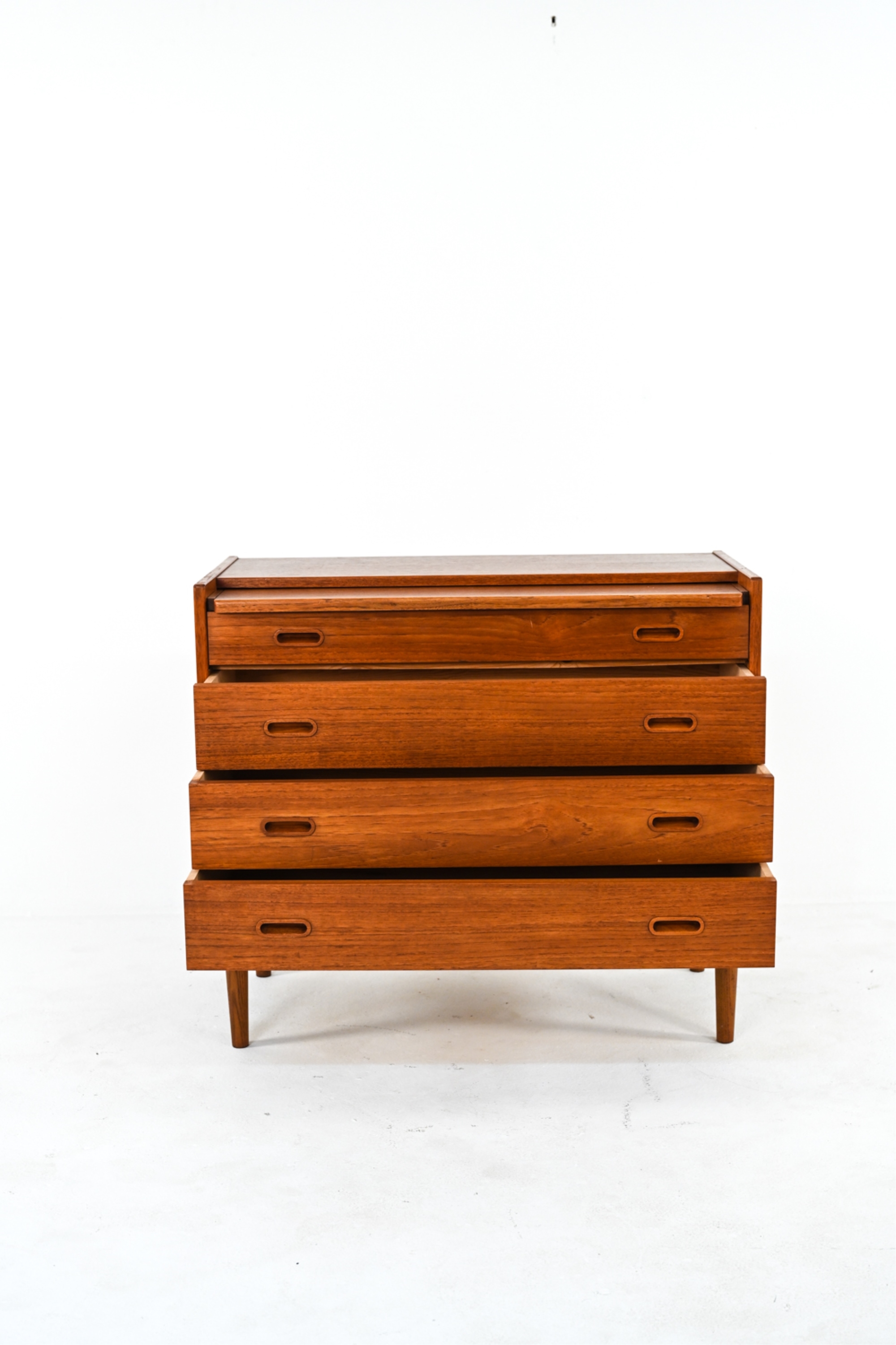 Arne Vodder | DANISH MID-CENTURY TEAK FLIP-TOP VANITY CHEST | MutualArt