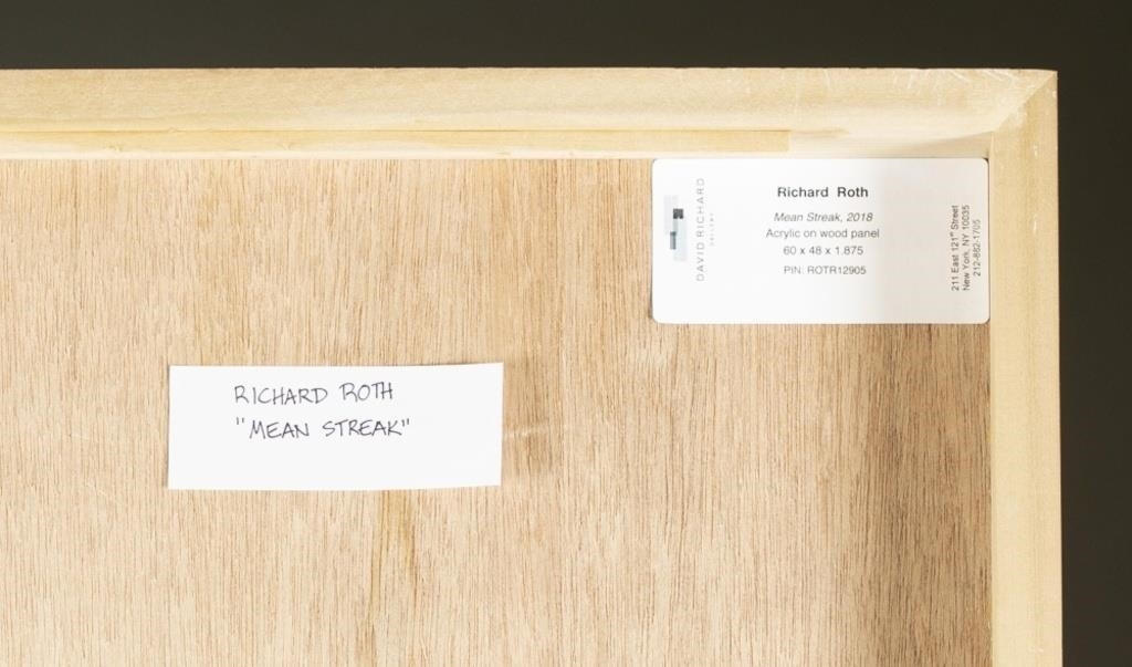 Richard Roth | Mean Streak. (2018) | MutualArt