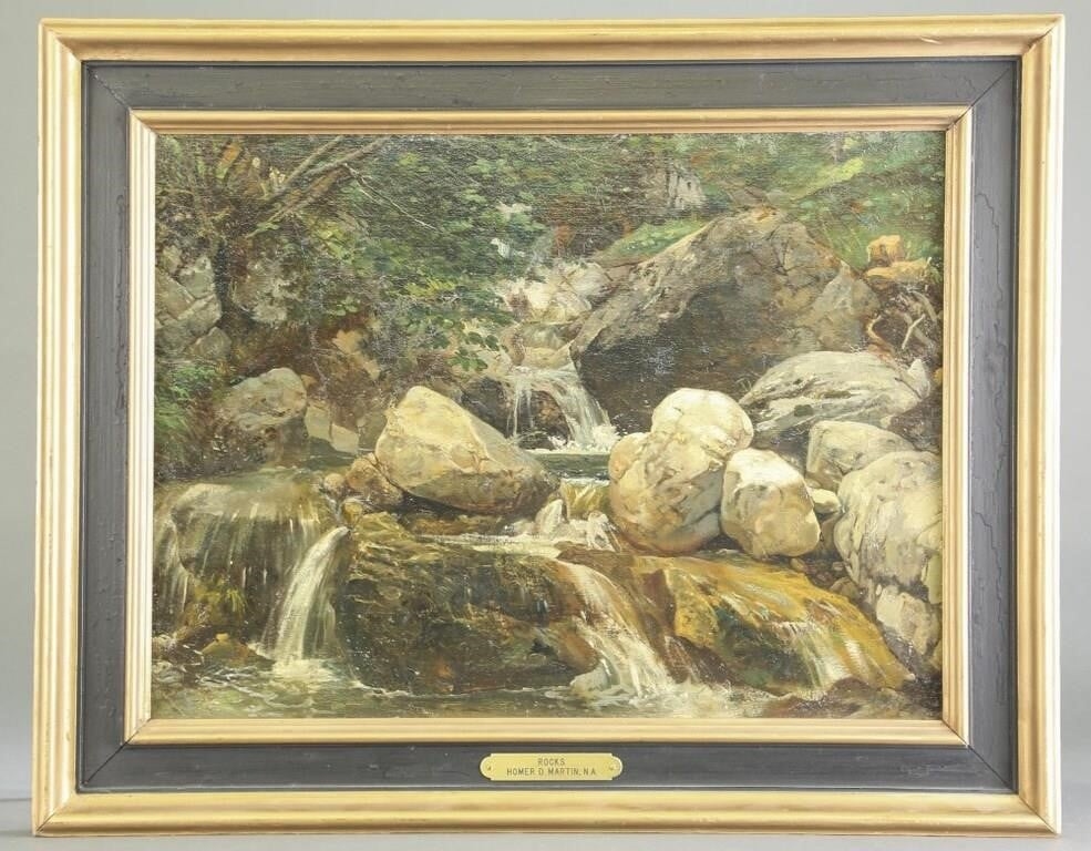 Homer Dodge Martin | Rocks. | MutualArt