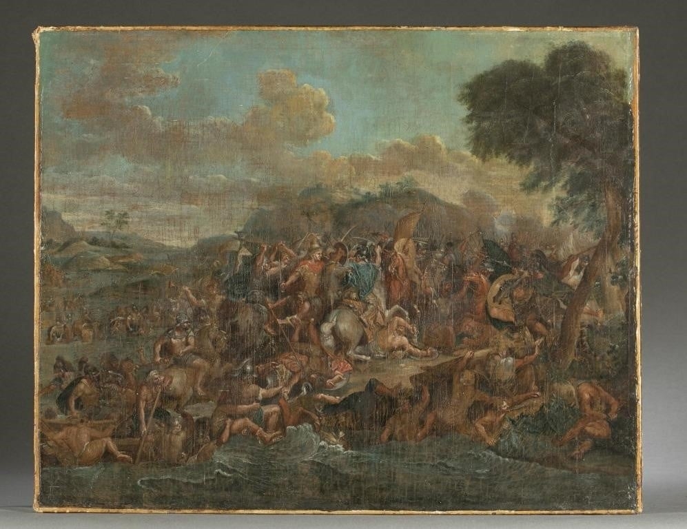Charles Le Brun | The Battle of the Granicus. (19th Century) | MutualArt