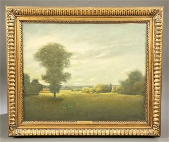 George Inness | Sunset (1861) | MutualArt