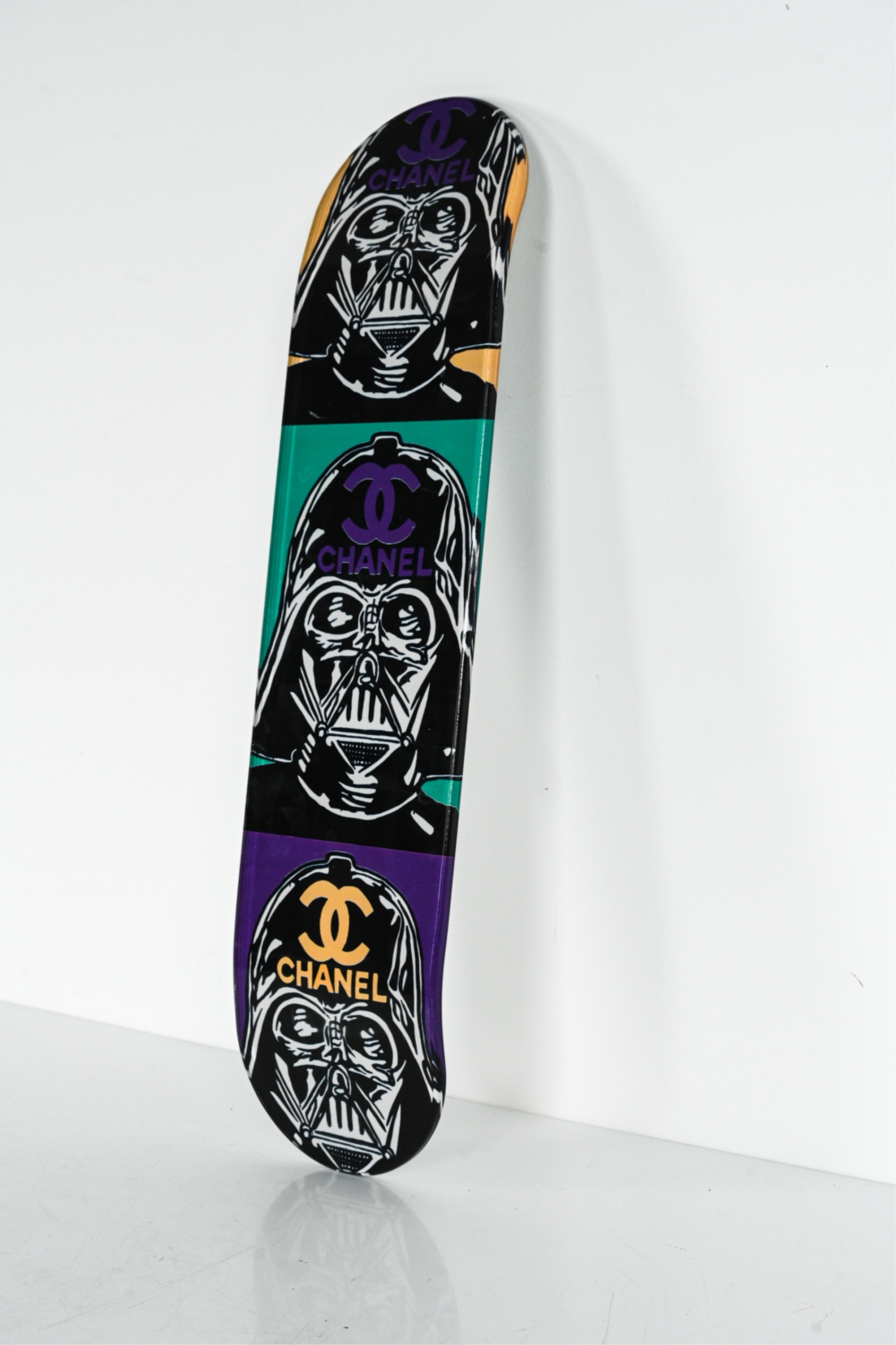 Alec Monopoly | ALEC MONOPOLY-STYLE CHANEL DARTH VADER SKATE DECK ...
