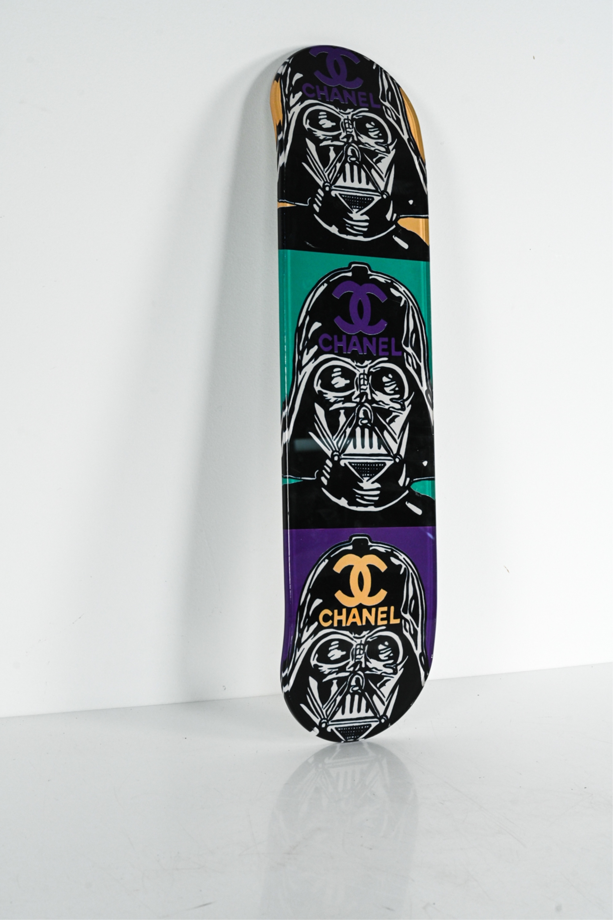 Alec Monopoly | ALEC MONOPOLY-STYLE CHANEL DARTH VADER SKATE DECK ...