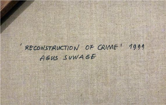 Agus Suwage | AGUS SUWAGE | Reconstruction of Crime (1999) | MutualArt