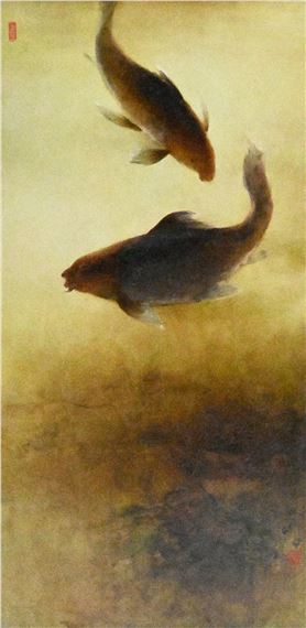 Lee Man Fong | LEE MAN FONG | A Pair of Carp | MutualArt