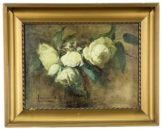 Peter MacGregor Wilson | still life of white rose | MutualArt