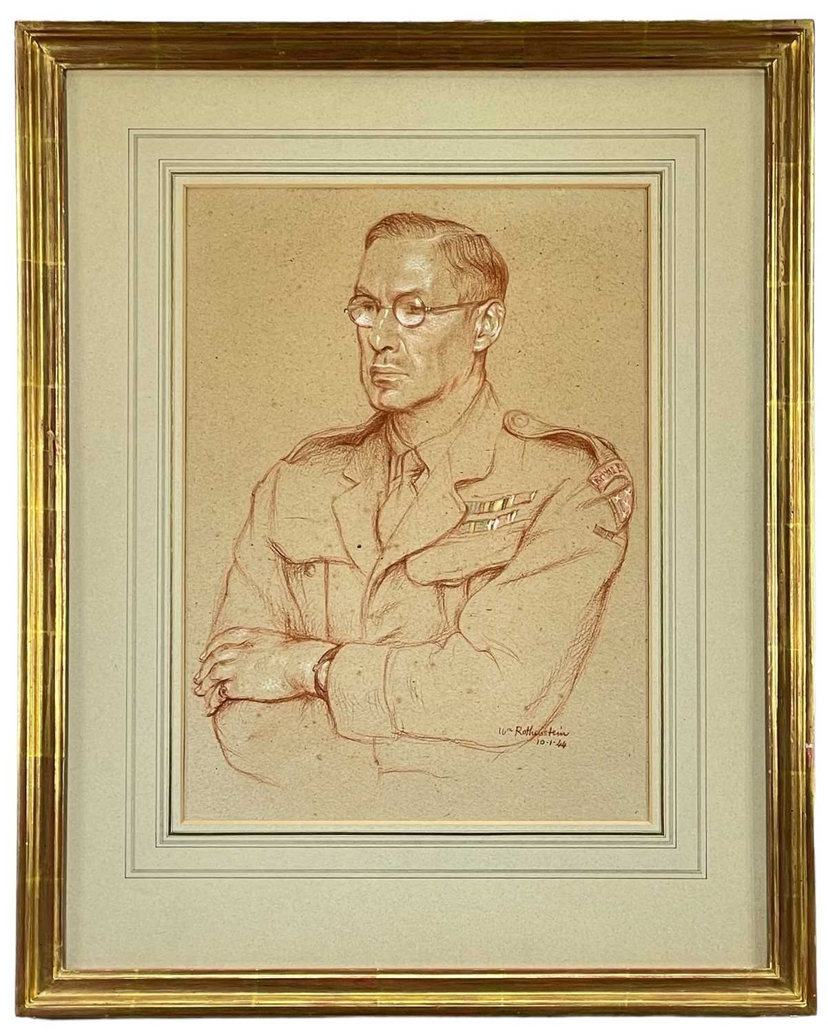 Sir William Rothenstein | half portrait of an Army office | MutualArt