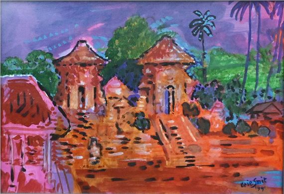 Arie Smit | ARIE SMIT | Pura di Pejeng ( Temple at Pejeng ) (1991 ...