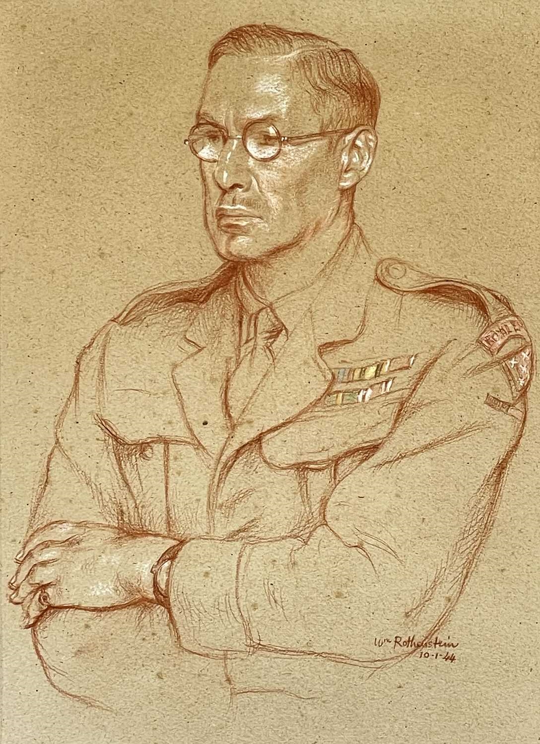 Sir William Rothenstein | half portrait of an Army office | MutualArt