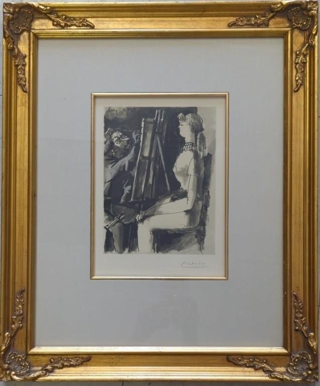 Pablo Picasso | Picasso Litho Artist & Model Hand Signed | MutualArt