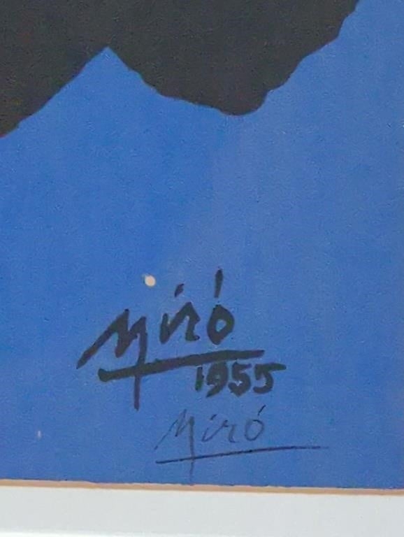 Joan Miró | Rare Joan Miro Lithograph Birds (1955) | MutualArt